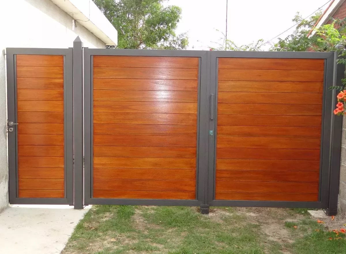 Portones De Madera Modernos